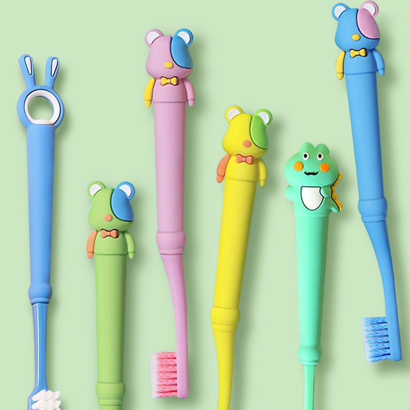 Children Toothbrush Soft Bristles Creative Soft Rubber Cartoon Single ...