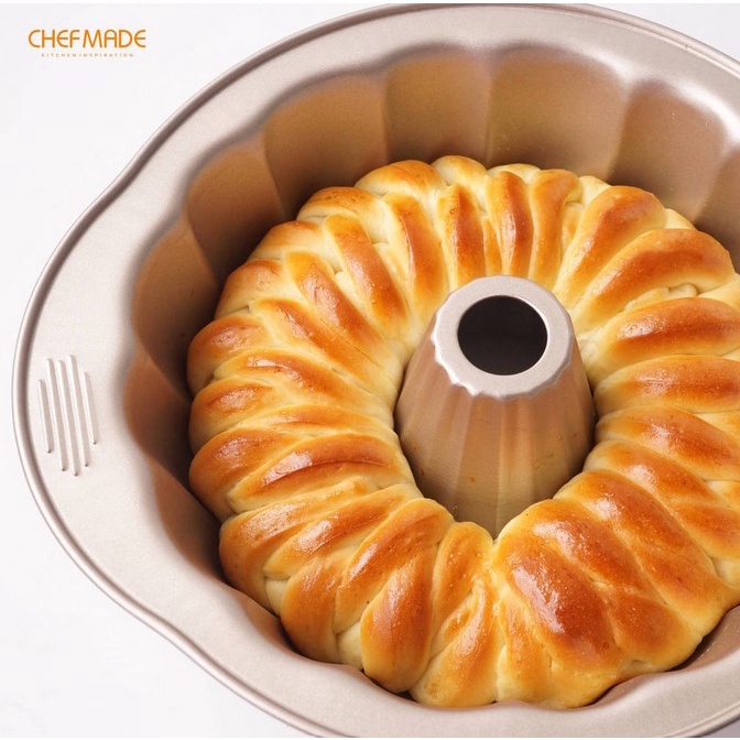 Chefmade WK9030 Bundt Cake Pan, 10-Inch Non-Stick Pumpkin-Shaped ...
