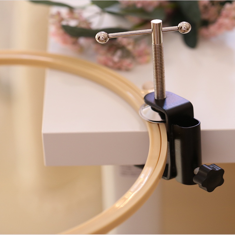 Embroidery frame clamp Embroidery frame clamp fixed to the table made ...