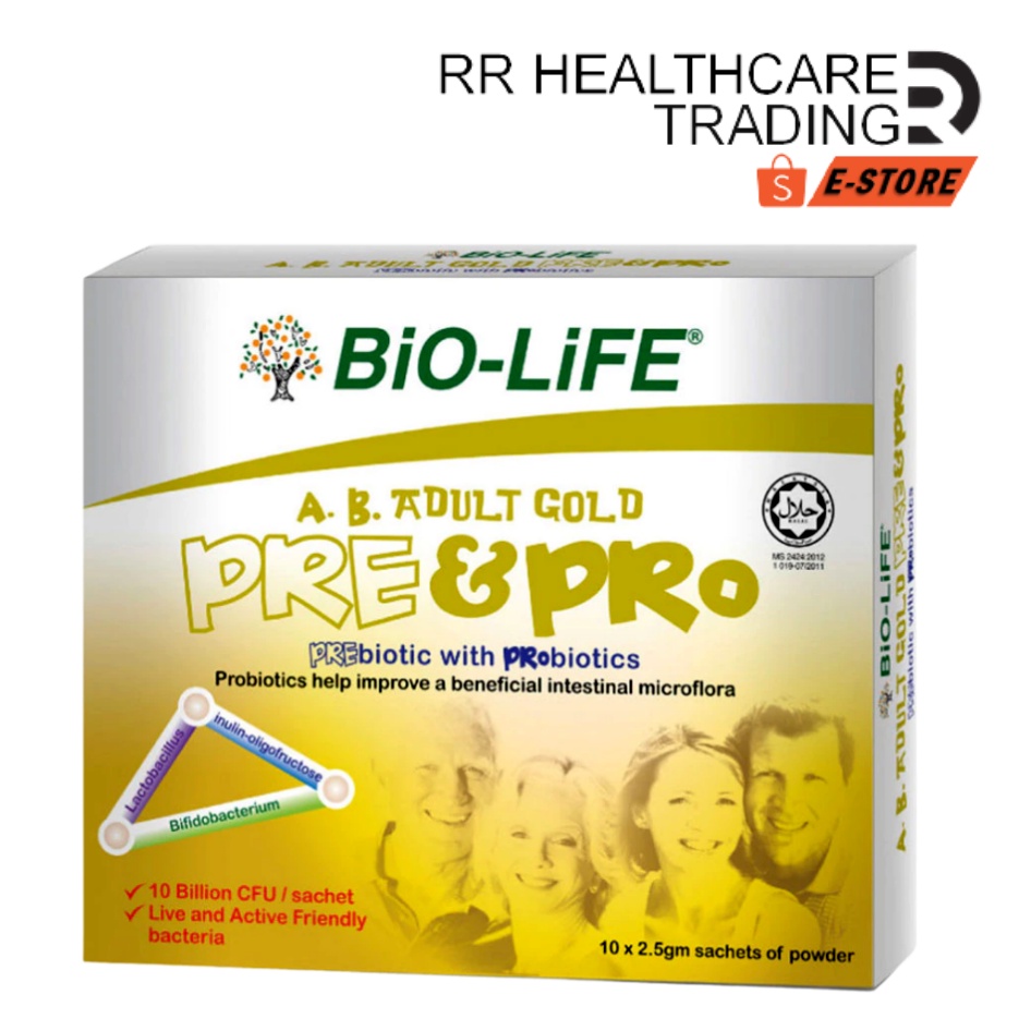 Biolife AB Adult Gold Pre & Pro 30s (Exp 07/2024) | Shopee Malaysia