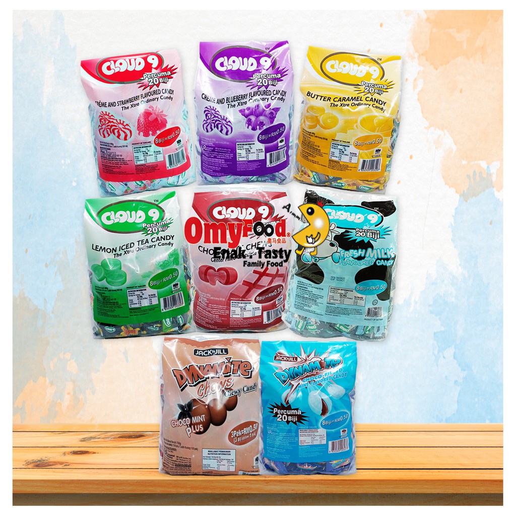 150±pcs/320±pcs Cloud 9/Dynamite Candy Free [Free 20pcs]Big Pack ...