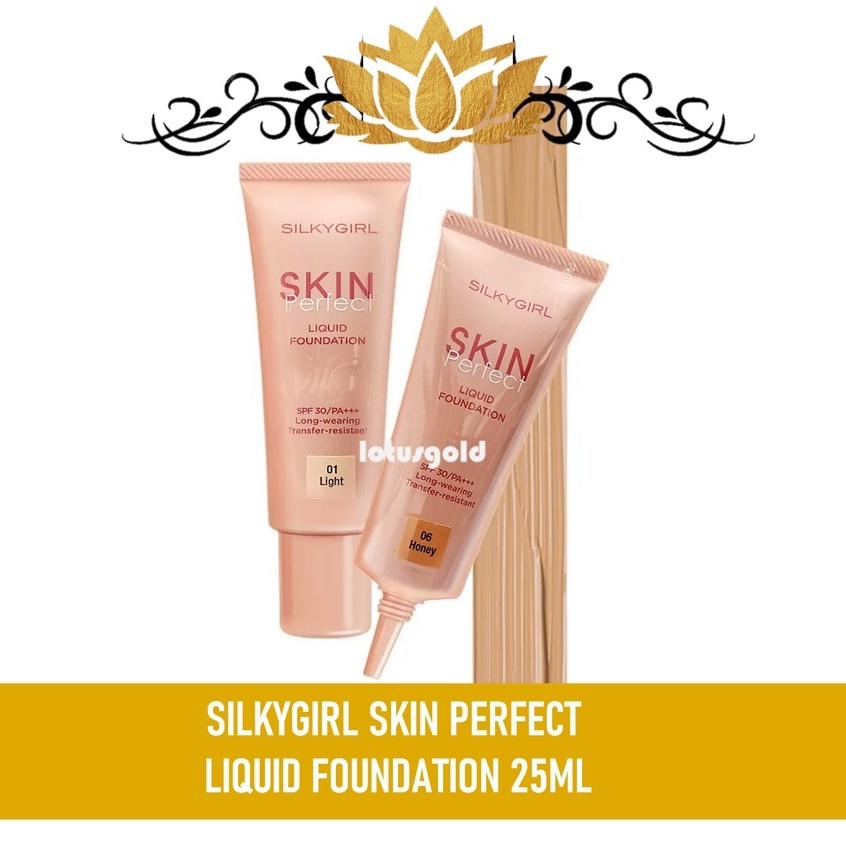 (PROMO) SILKYGIRL SKIN PERFECT LIQUID FOUNDATION 25ML | Shopee Malaysia