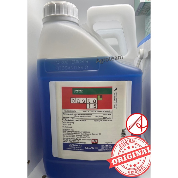 BASF BASTA 15 5LITRE racun rumpai non selective | Shopee Malaysia
