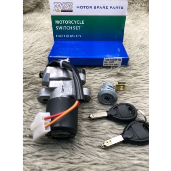 RAIDER 150 IGNITION SWITCH 2 KEYS / SEAT LOCK RAIDER150 Reborn New ...