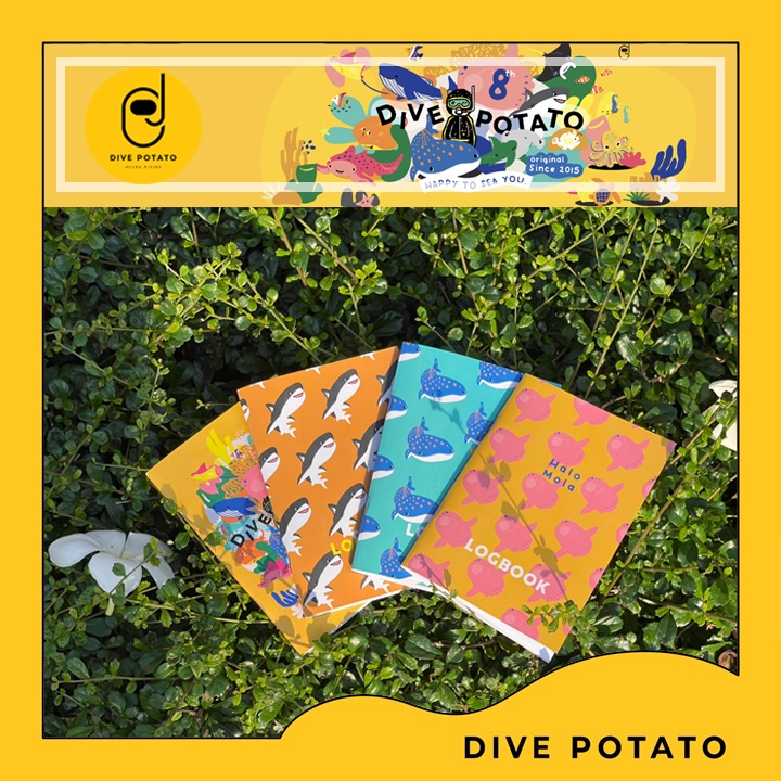 Log Book Dive Potato Diving Notebook | Shopee Malaysia