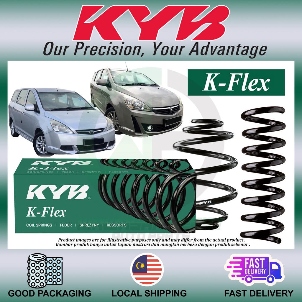 Proton Exora CPS CFE Front / Rear Coil Spring Heavy Duty Kayaba KYB K-FLEX [Original] | Shopee ...