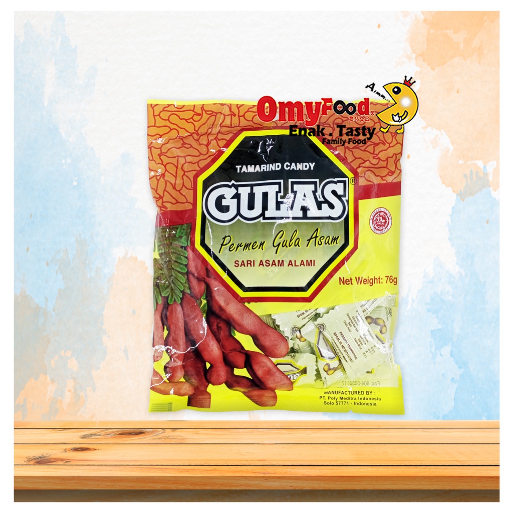 57g Tamarind Candy Gulas Permen Gula Asam Sari Asam Alami [OmyFood ...