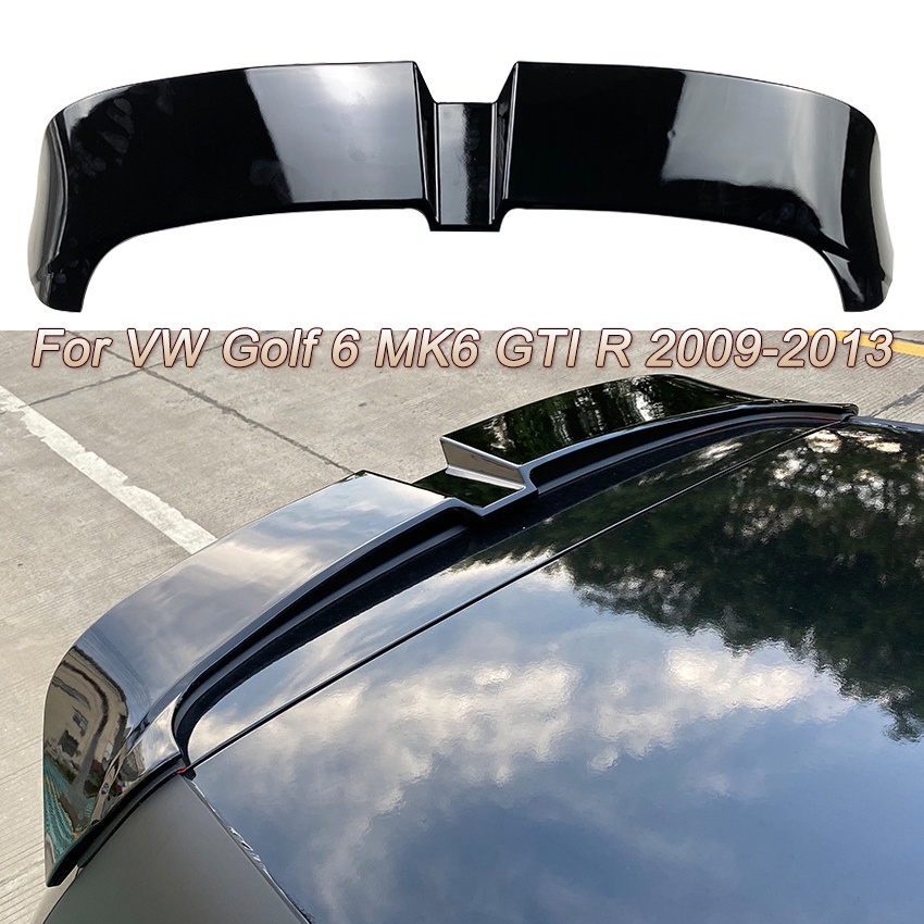 For VW Golf 6 MK6 GTI R Hatchback 2009-2013 Rear Trunk Roof Spoiler For ...