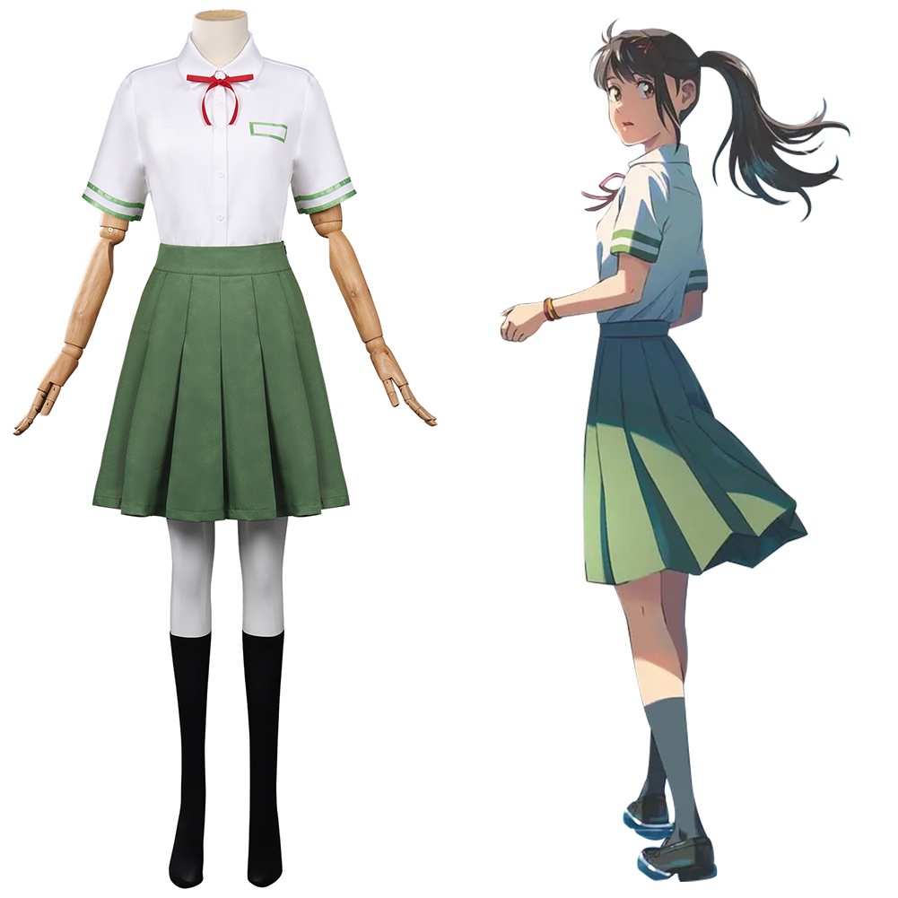 Suzume‘s Door-Locking Cosplay Costume JK School Uniform Outfits Party ...