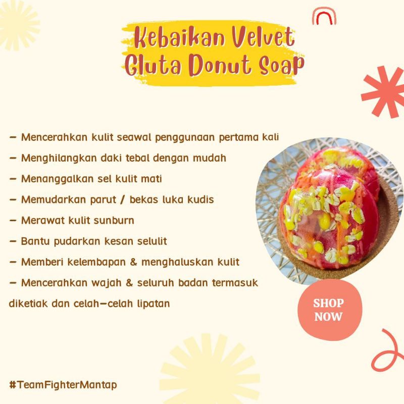 SABUN DONUT VELVET VIRAL QR CODE ORIGINAL | Shopee Malaysia