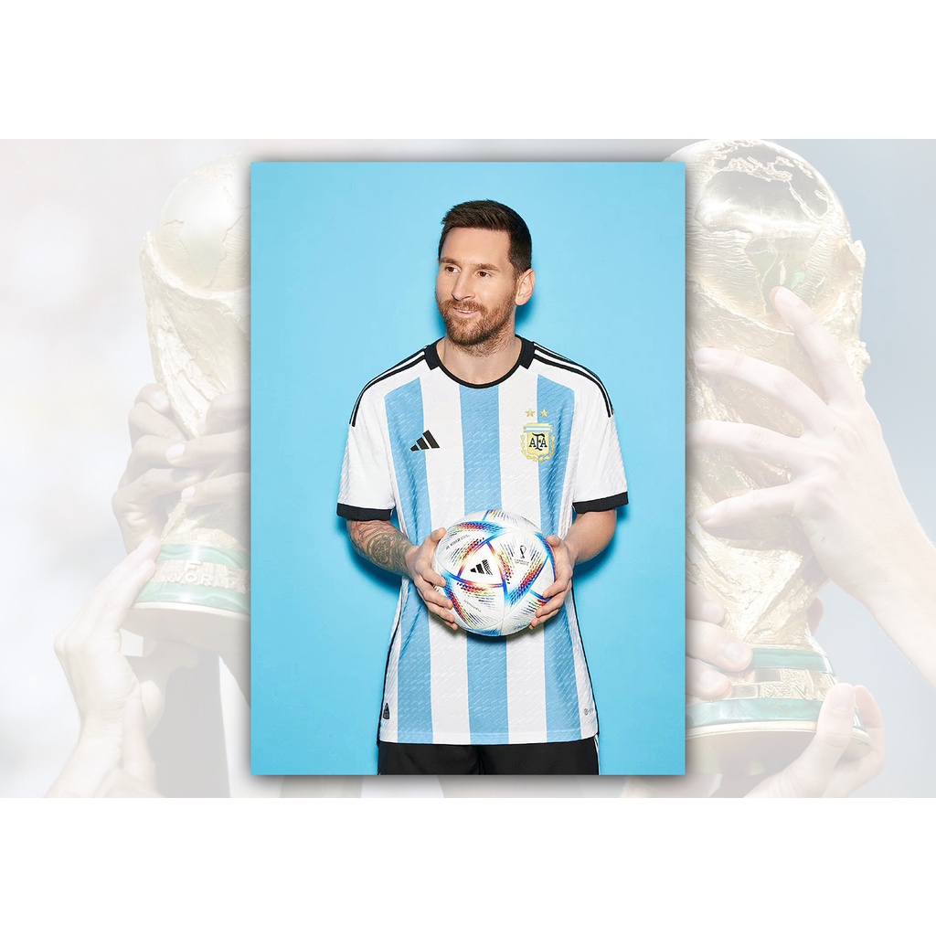 MESSI OFFICIAL WORLD CUP POSTER | Shopee Malaysia
