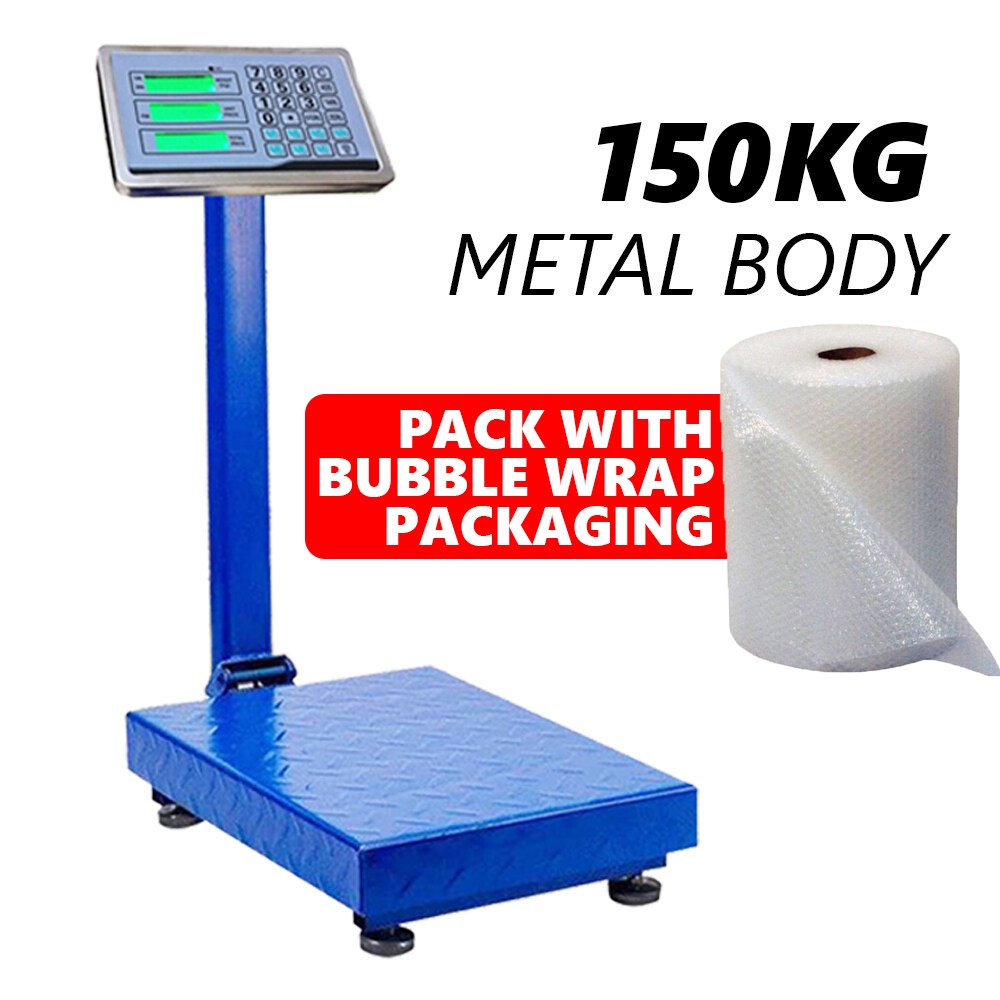 150kg / 300kg High Precision Digital Electronic Weight Price Platform Scale Rechargeable (Random ...