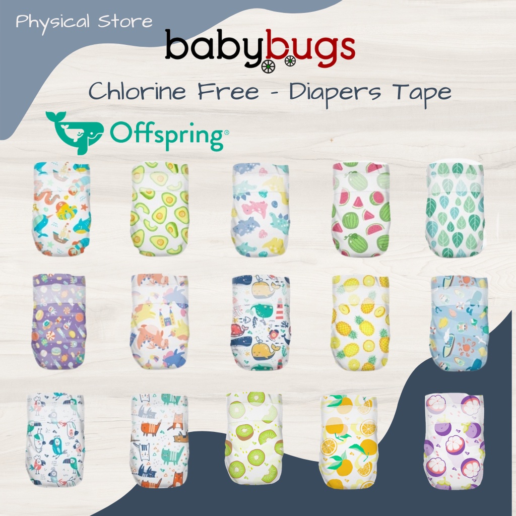 Offspring Fashion Tape Diapers ( S/M/L/XL) | Shopee Malaysia