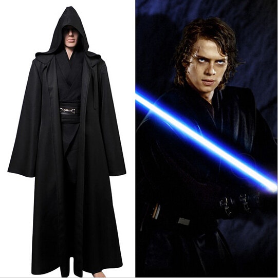 Star Wars Jedi Knight Anakin Skywalker Darth Vader Cosplay Costume ...