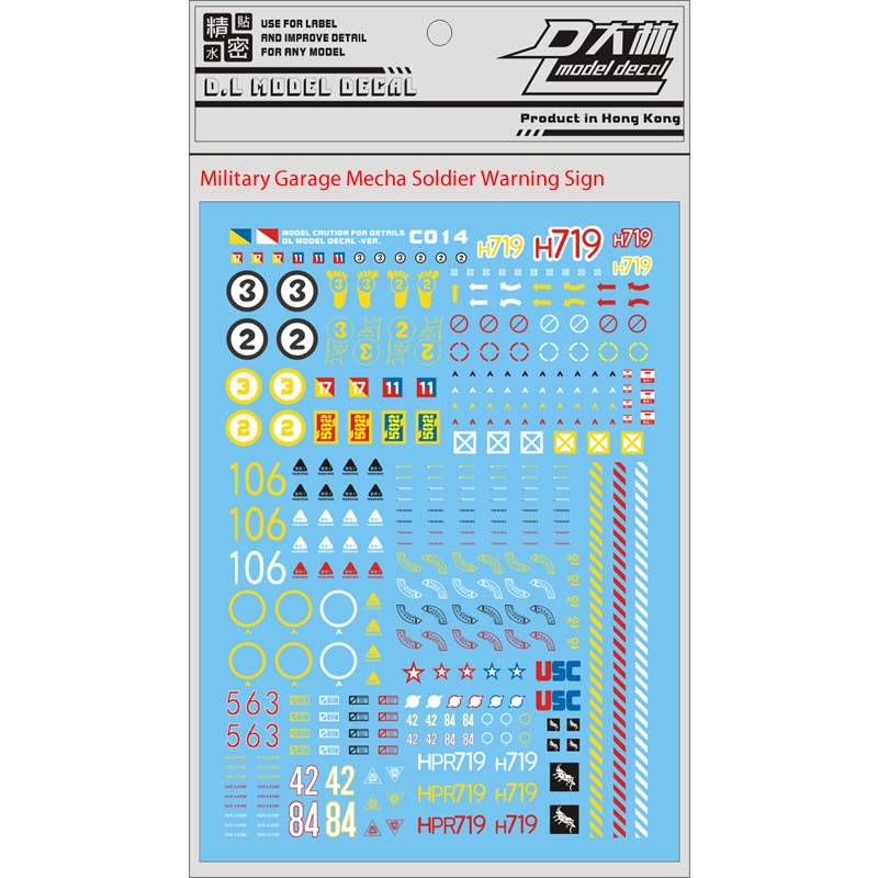 [Da Lin] Water Decal for Military Caution Warning Sign | Shopee Malaysia