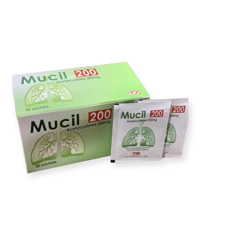 Mucil 200mg (30’s) / Acetin 200mg sachets 50’s | Shopee Malaysia