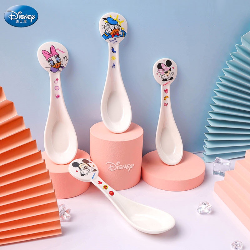 Disney Children Spoon Drinking Soup Eating Large Mickey Minnie Big ...