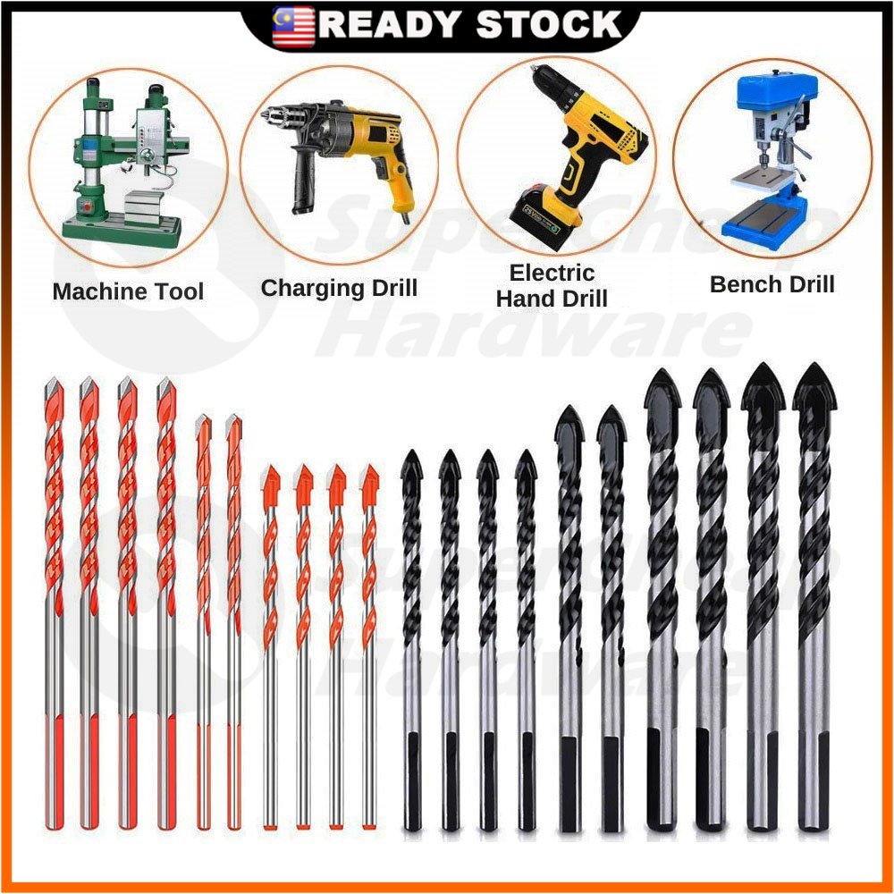 1pcs Multipurpose Drill Bit Multi Purpose Material Drilling For Tile ...