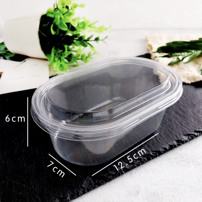 Clear Oval Container 10pcs | Shopee Malaysia