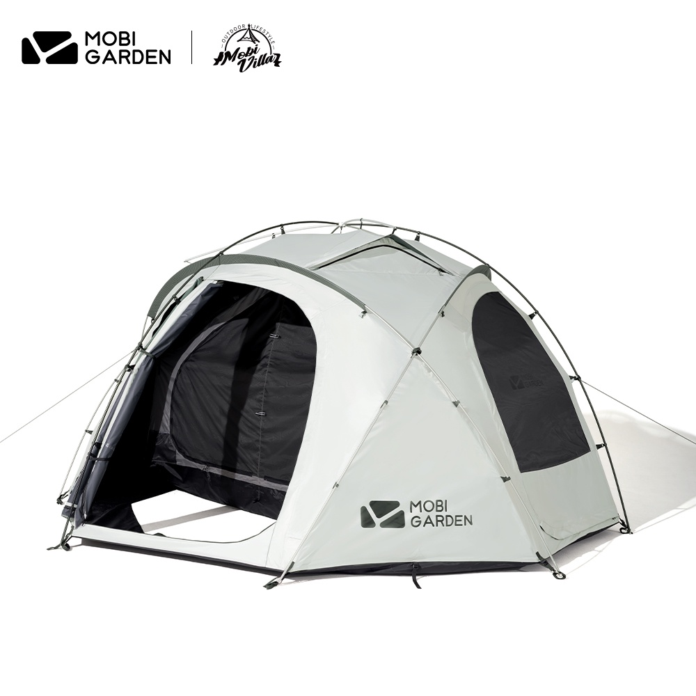 MOBI GARDEN Outdoor Camping Family Tent Royal Castle For Glamping Large Space Sunscreen | Shopee ...