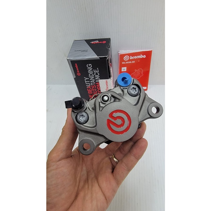 BREMBO P34 ORIGINAL 100% RED LOGO GREY BLACK SILVER LOGO | Shopee Malaysia