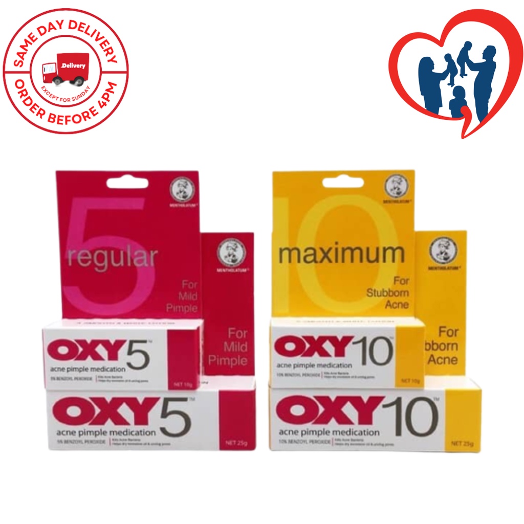 OXY 5 & OXY 10 ANCE PIMPLE MEDICATION SERIES | Shopee Malaysia