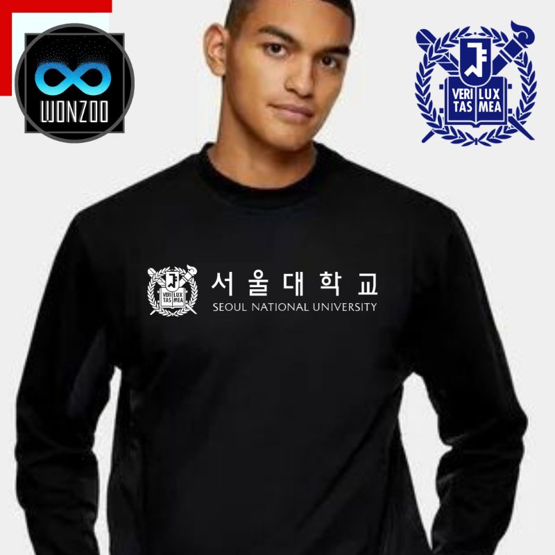 National UNIVERSITY SNU SEOUL TSHIRT T-SHIRT (PREMIUM QUALITY) | Shopee ...