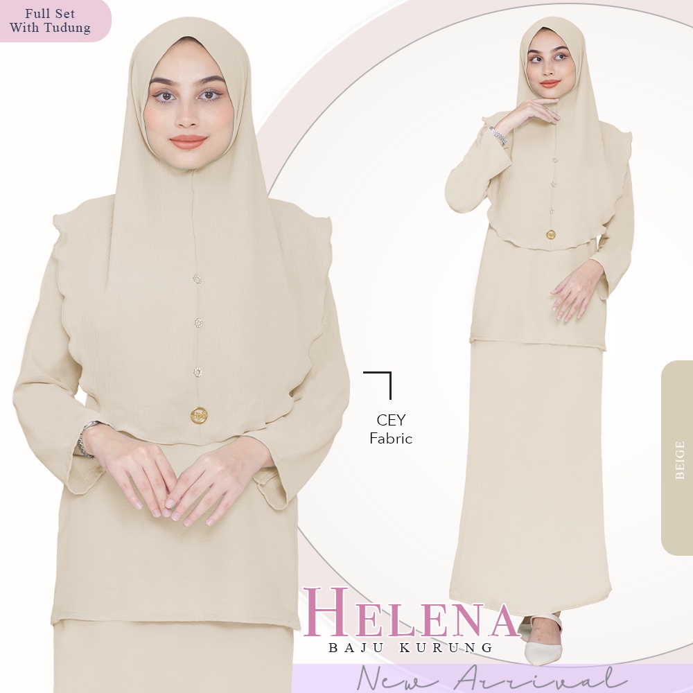(🔥🔥 Full Set with Tudung🔥🔥 ) Daily Basic Baju Kurung Moden (CEY ...