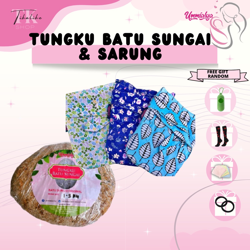 Sarung Batu Sungai Ummialya | Memudahkan Ibu Bertungku | 100% kain ...
