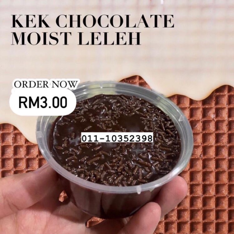 KEK CHOCOLATE MOIST LELEH | Shopee Malaysia