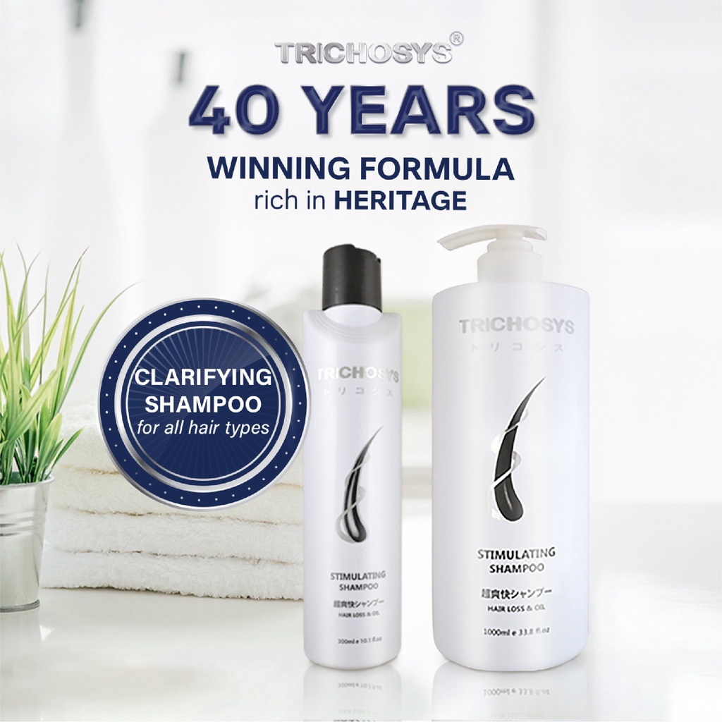 Made in Japan 🇯🇵 Trichosys Shampoo (Hair Repair, Oil Control, Promote ...