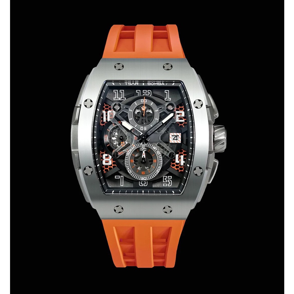 TSAR BOMBA TB8211Q WATCH (ORANGE) | Shopee Malaysia