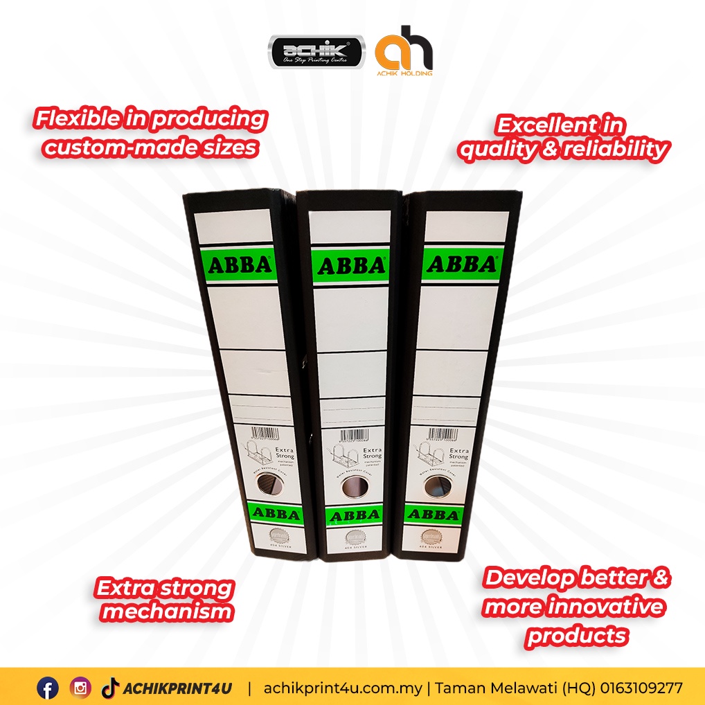 ABBA 2 Inch/3 Inch Silver Arch File | Shopee Malaysia