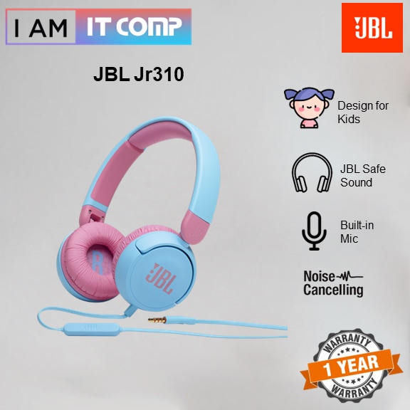 JBL Jr310 Kids On-ear Headphones | Shopee Malaysia