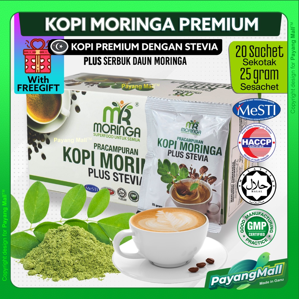 Kopi Moringa Stevia Moringa Oleifera Coffee Daun Kelor Sesuai Untuk ...