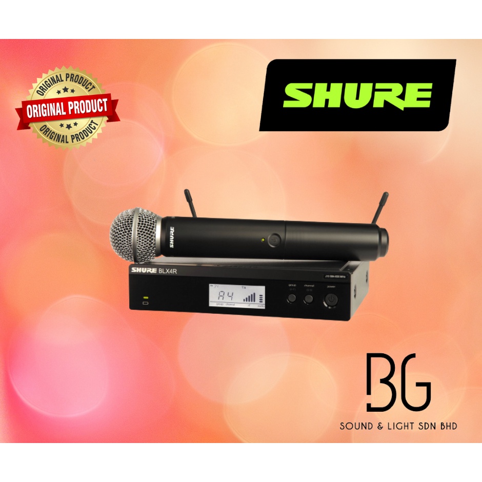 shure blx24r sm58 wireless mic | Shopee Malaysia