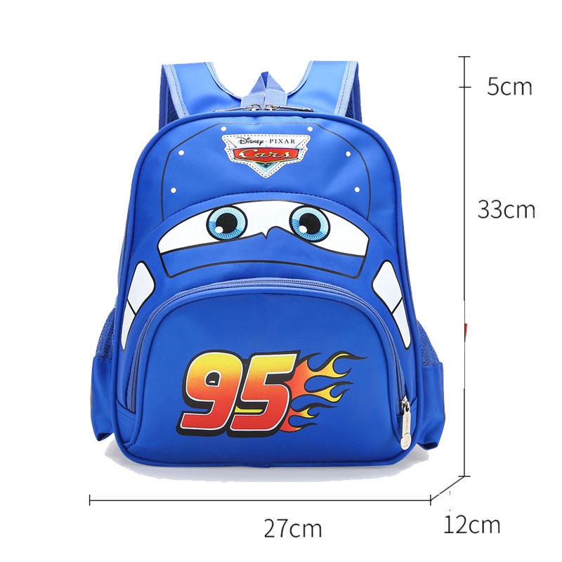 Kid 3D McQueen Cars School Bag Backpack (3 Color Options) | Shopee Malaysia