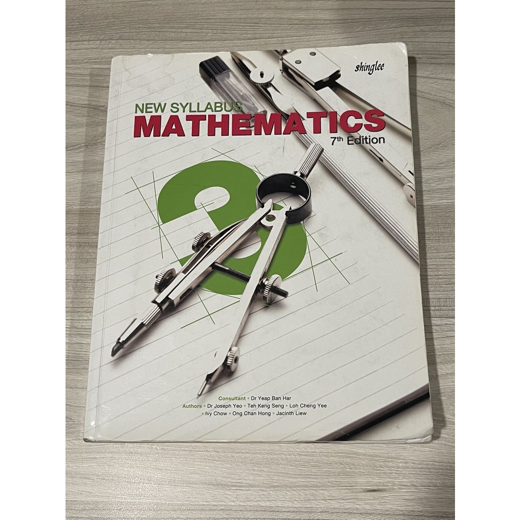 GCE O-Level Mathematics Textbook 3 (7th edition) - SHINGLEE PUBLISHERS ...