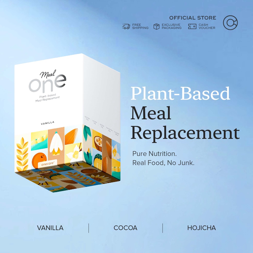 Onecare MealOne Plant-Based Meal Replacement For Healthy Diet (10 ...