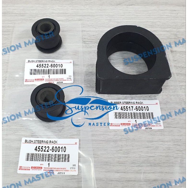 3 IN 1 SET - STEERING RACK RUBBER & BUSH - TOYOTA LAND CRUISER CYGNUS ...