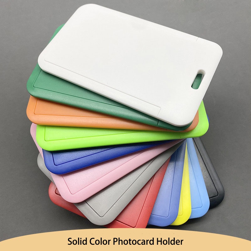 Solid Color Photocard Holder ID Card Holder Student Card Case ID Cover ...