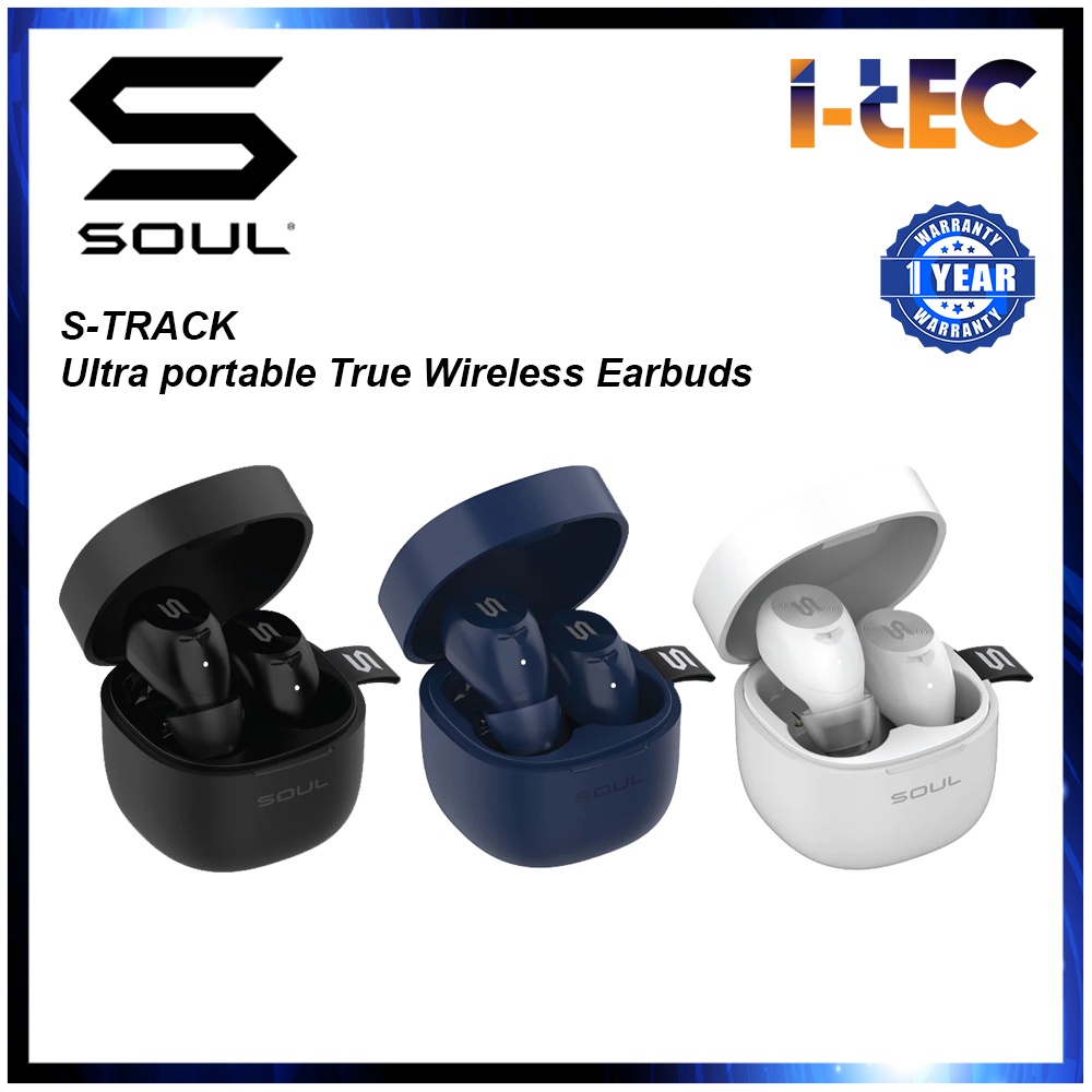 SOUL S-TRACK Ultra portable true wireless earbuds | Shopee Malaysia