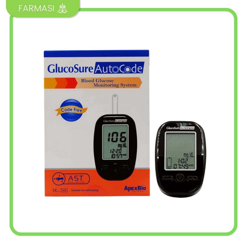 GlucoSure Autocode Blood Glucose Monitoring System 1 Set (5 Years ...