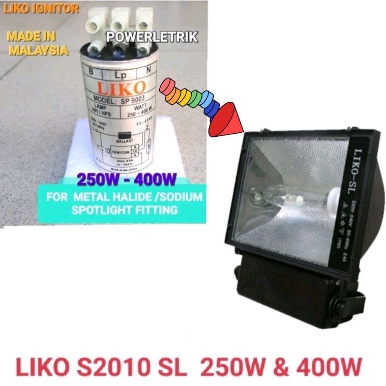 *READY STOCK*SP 9003 - LIKO IGNITOR 250W 400W SUITABLE FOR LIKO HPI ...