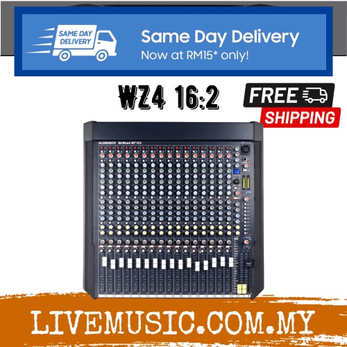 Allen & Heath MixWizard WZ4 16:2 Mixer with Effects ( Wizard 16:2 ...