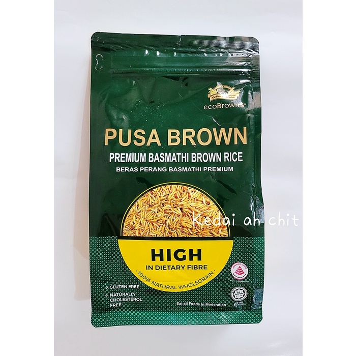 EcoBrown's PUSA BROWN Premium Basmathi Brown Rice 1KG | Shopee Malaysia