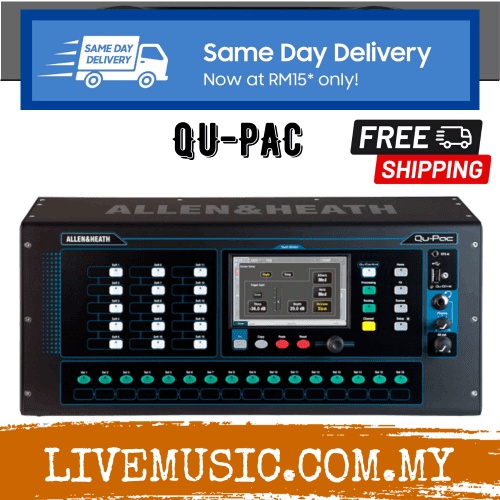 Allen & Heath Qu-Pac Rackmountable Digital Mixer ( QuPac / Qu Pac ...