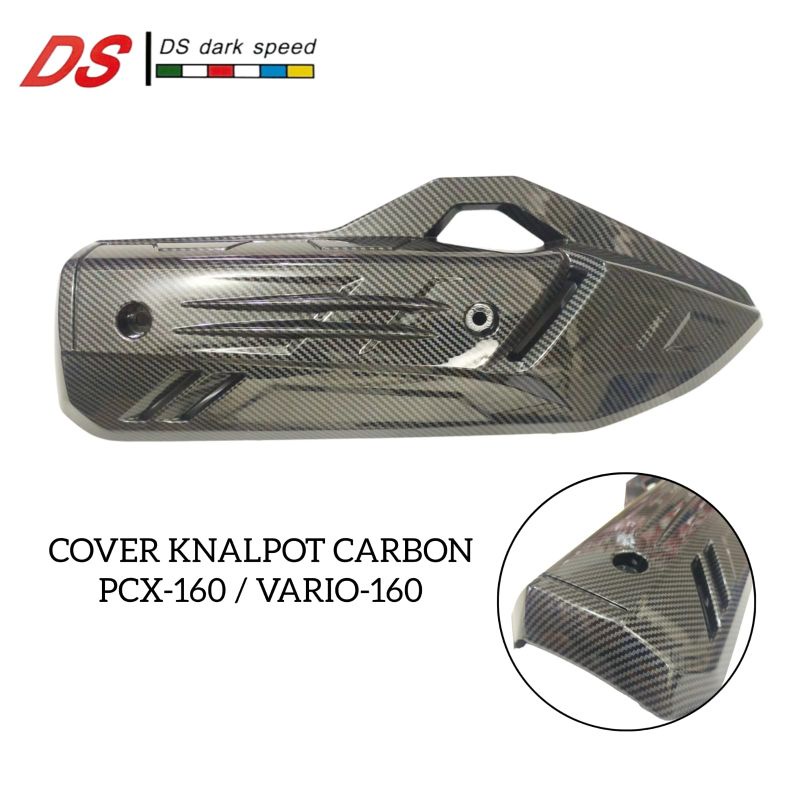 Carbon Exhaust cover pcx 160 vario 160 carbon Exhaust Shield pcx 160 ...