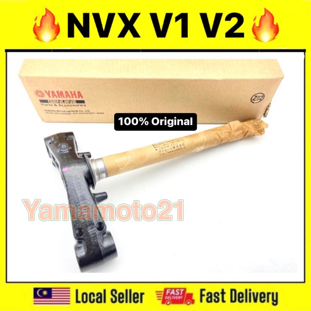 ORIGINAL YAMAHA NVX155 NVX 155 V1 V2 T FORK UNDER BRACKET kAKI TIGA ...