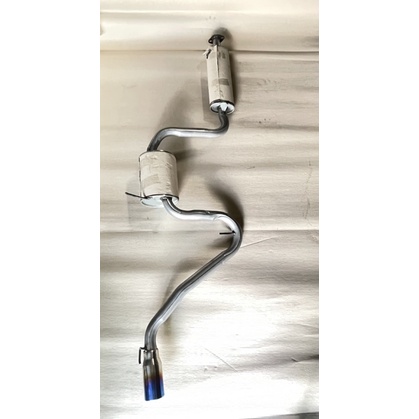 Perodua kancil 2” turbo muffler with REMUS Titanium tip stainless steel ...